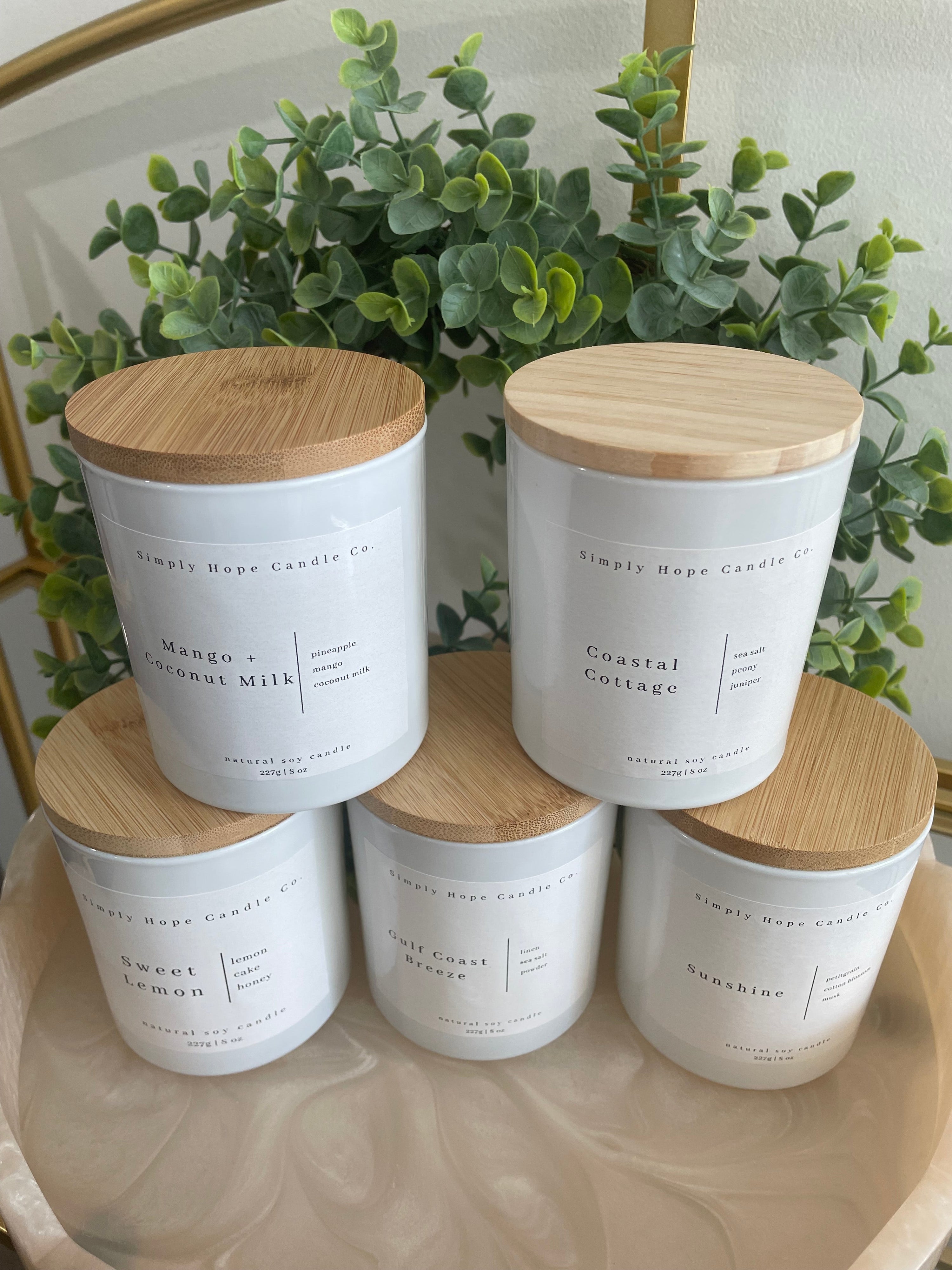 Simply Hope Candle Co. - Scented hand poured soy wax candles and melts